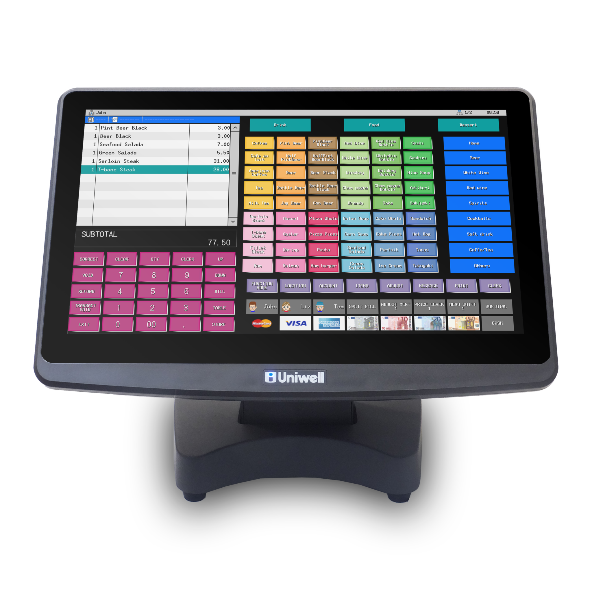 Uniwell HX5500 – Insignia POS